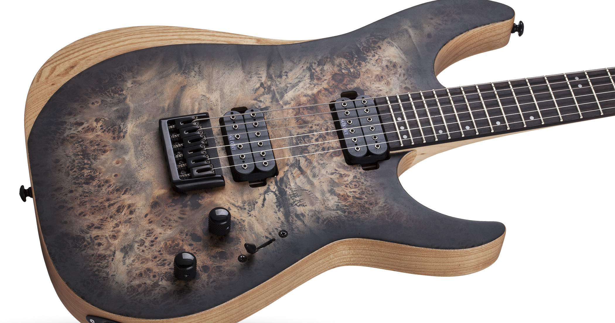 SCHECTER REAPER-6 SATIN CHARCOAL BURST - Musacorner