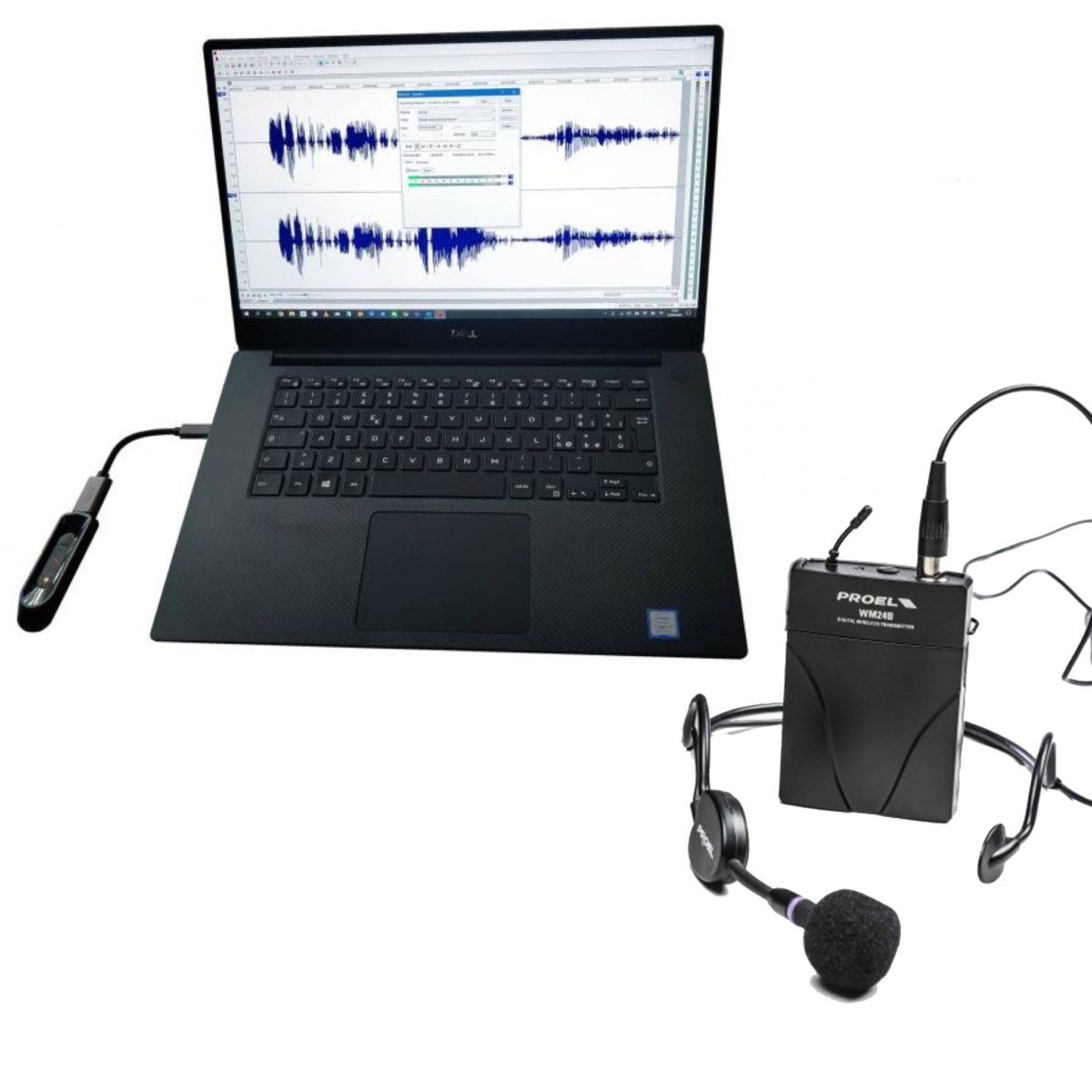 PROEL U24B WIRELESS HEADSET USB - Musacorner