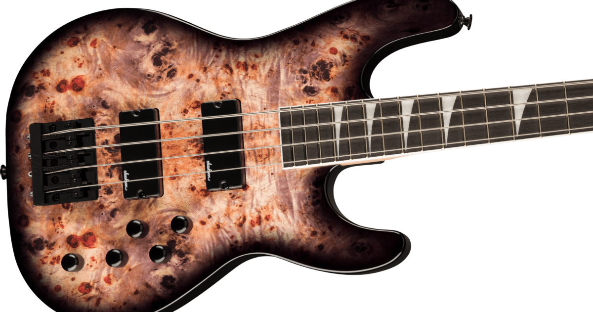 JACKSON JS3P CONCERT BASS TRANSPARENT BLACK BURST - Musacorner