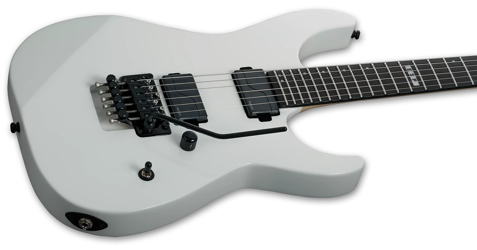 ESP E-II M-II NECK THRU FR SNOW WHITE - Musacorner