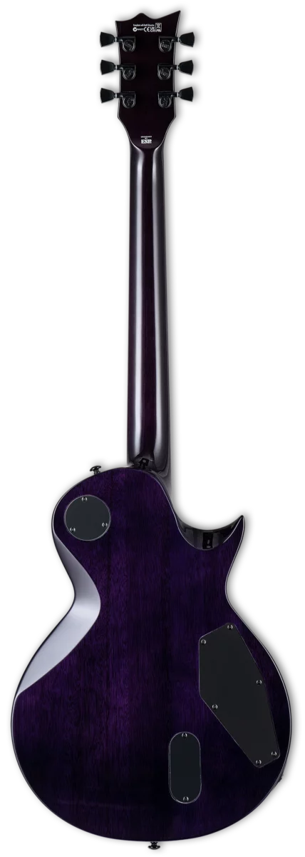 ESP LTD DELUXE ECLIPSE EC-1000 LEFT HANDED SEE THRU PURPLE SUNBURST ...