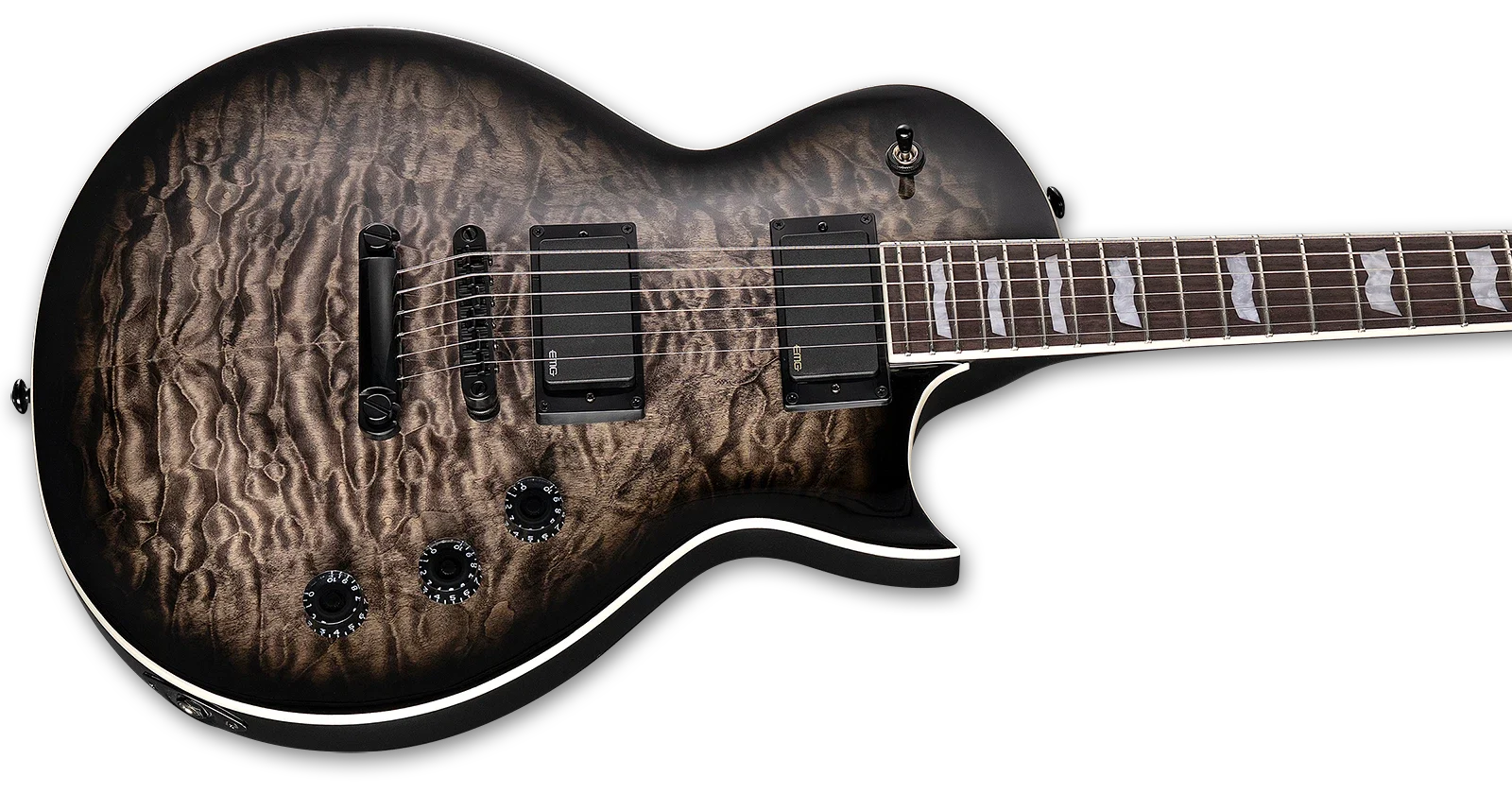 ESP LTD EC-400M SEE THRU BLACK SUNBURST - Musacorner